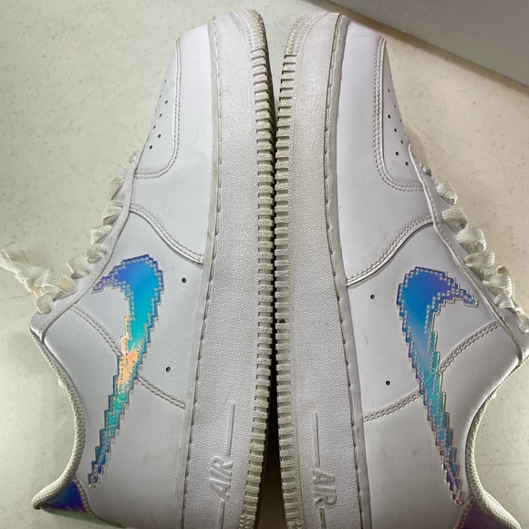 Nike | Shoes | Nike Air Force Low Iridescent Pixel Swoosh | Poshmark